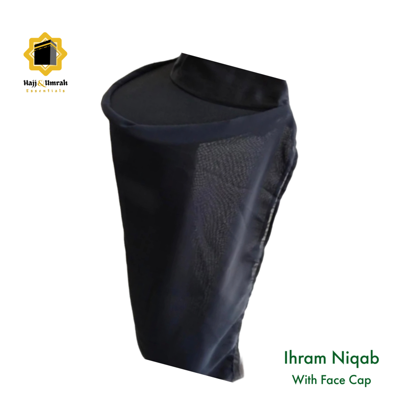 Ihram Niqab Veil [Cap Attatched] | Hajj & Umrah Essentials